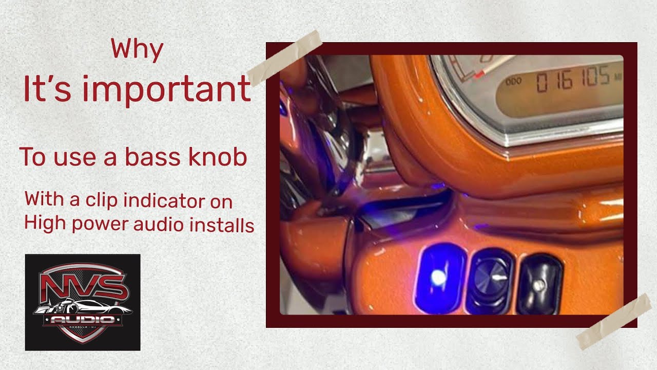 Why it’s important to use a bass knob with a clip indicator on all high ...