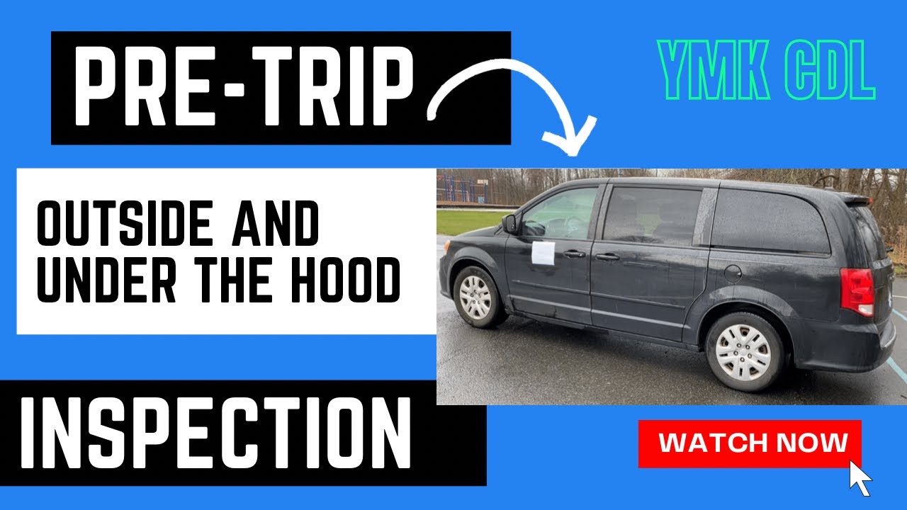 How To Get Your School Bus CDL (Part 3) Pre Trip Outside And Under The ...
