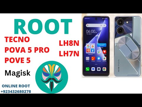 How To Tecno POVA 5 pro root | Tecno POVA 5 root | LH8N root | LH7N root - YouTube