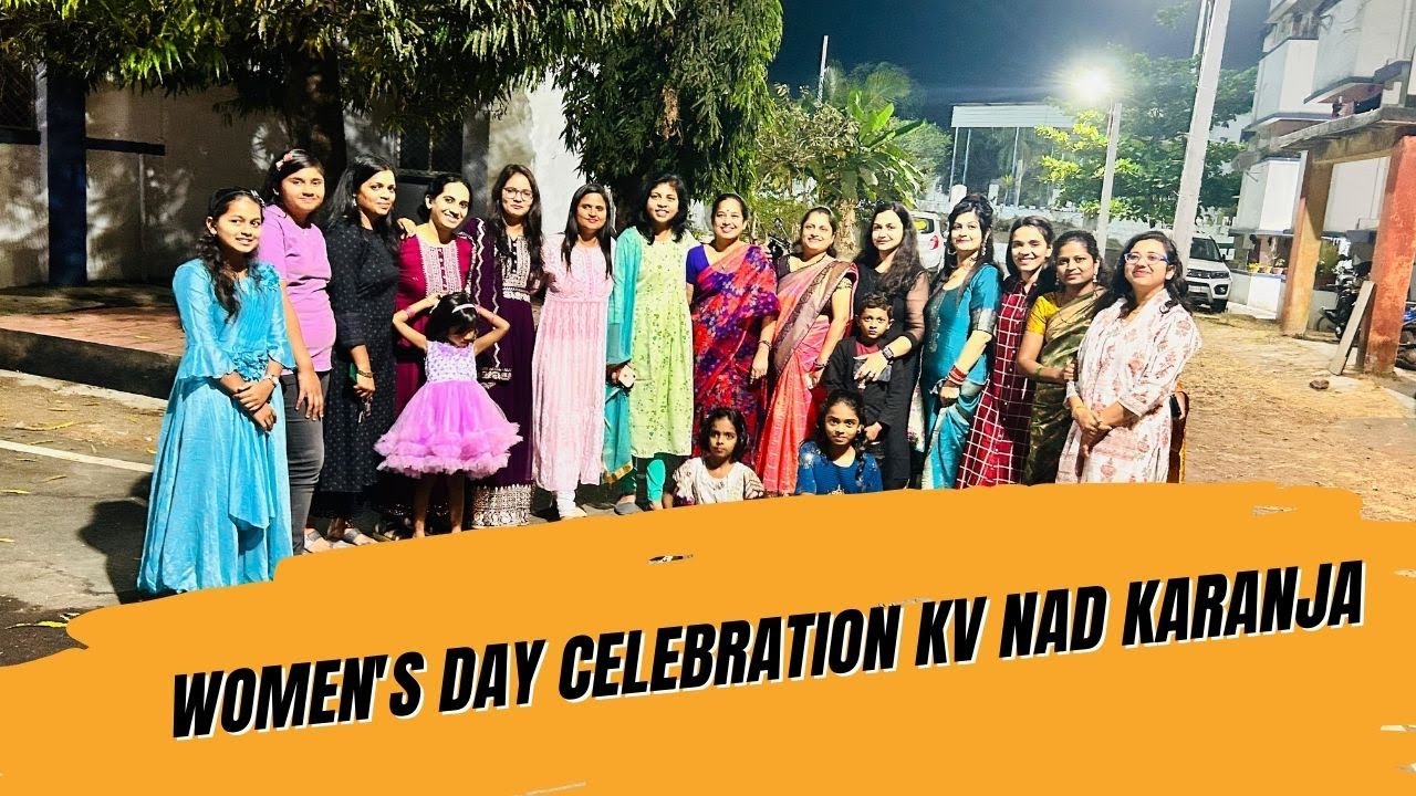 Women's Day # K.V NAD Staff colony Karanja Mumbai - YouTube