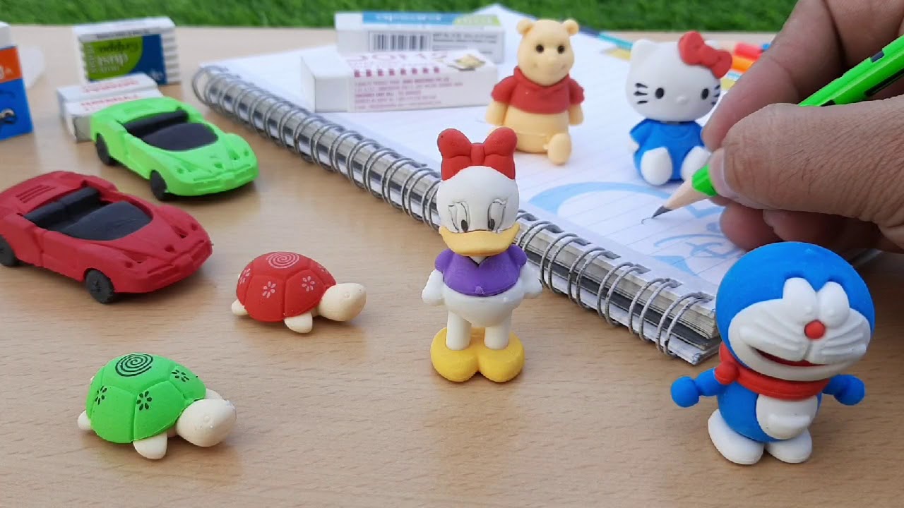 Different types of Pencil Erasers - YouTube