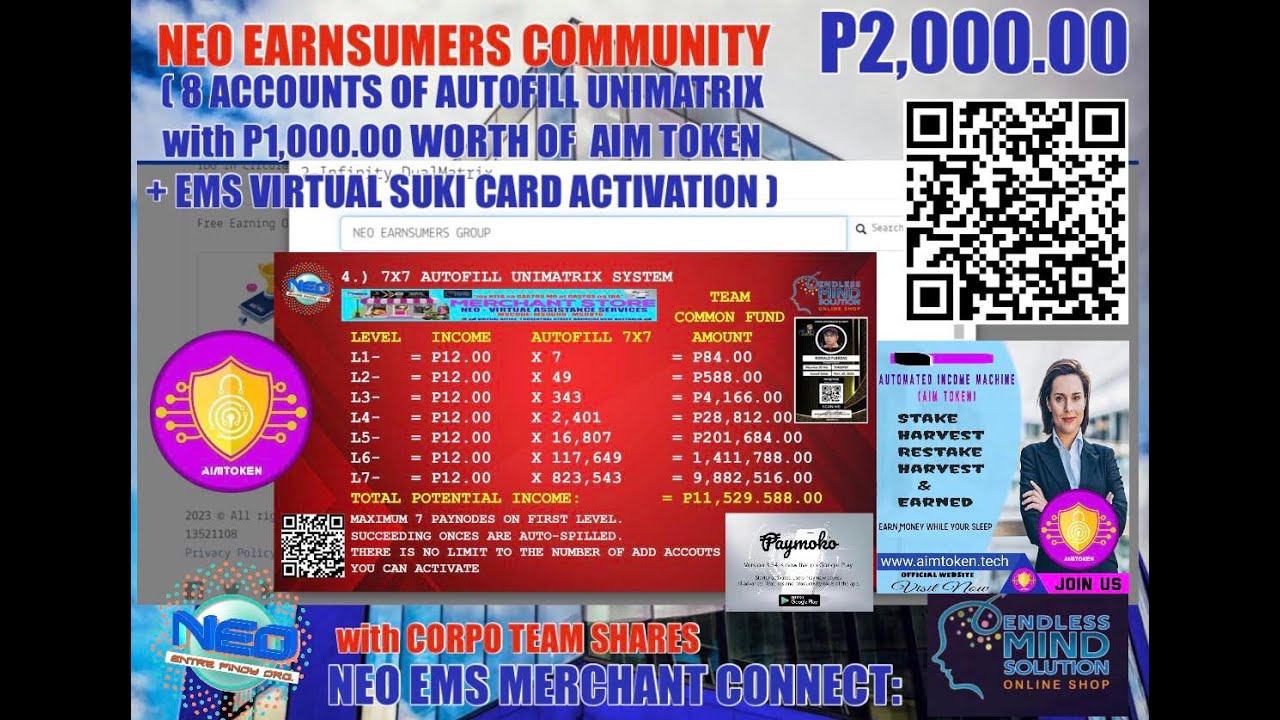 AIM TOKEN STAKING with NEO EMS MERCHANT PRESENTATION #neo_group #neo ...