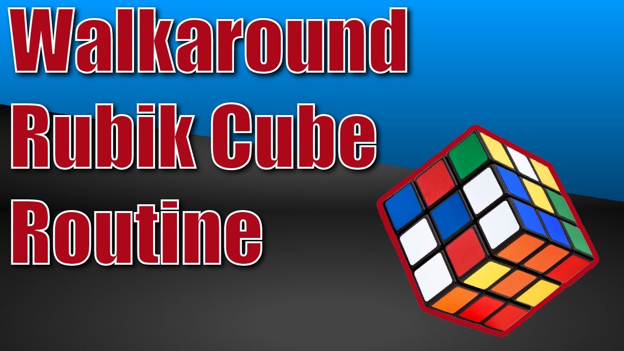 Walk-Around Rubik Cube Routine | Creative Magic Trick Here - YouTube