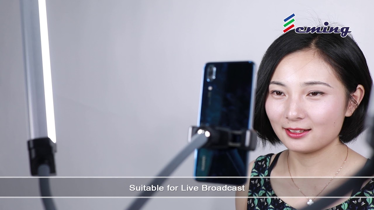 SM1892 Double arms LED fill light with Remote Control - YouTube