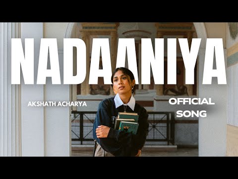 Akshath Acharya - Nadaaniyan Official Video ft. Aisha Ahmed - YouTube