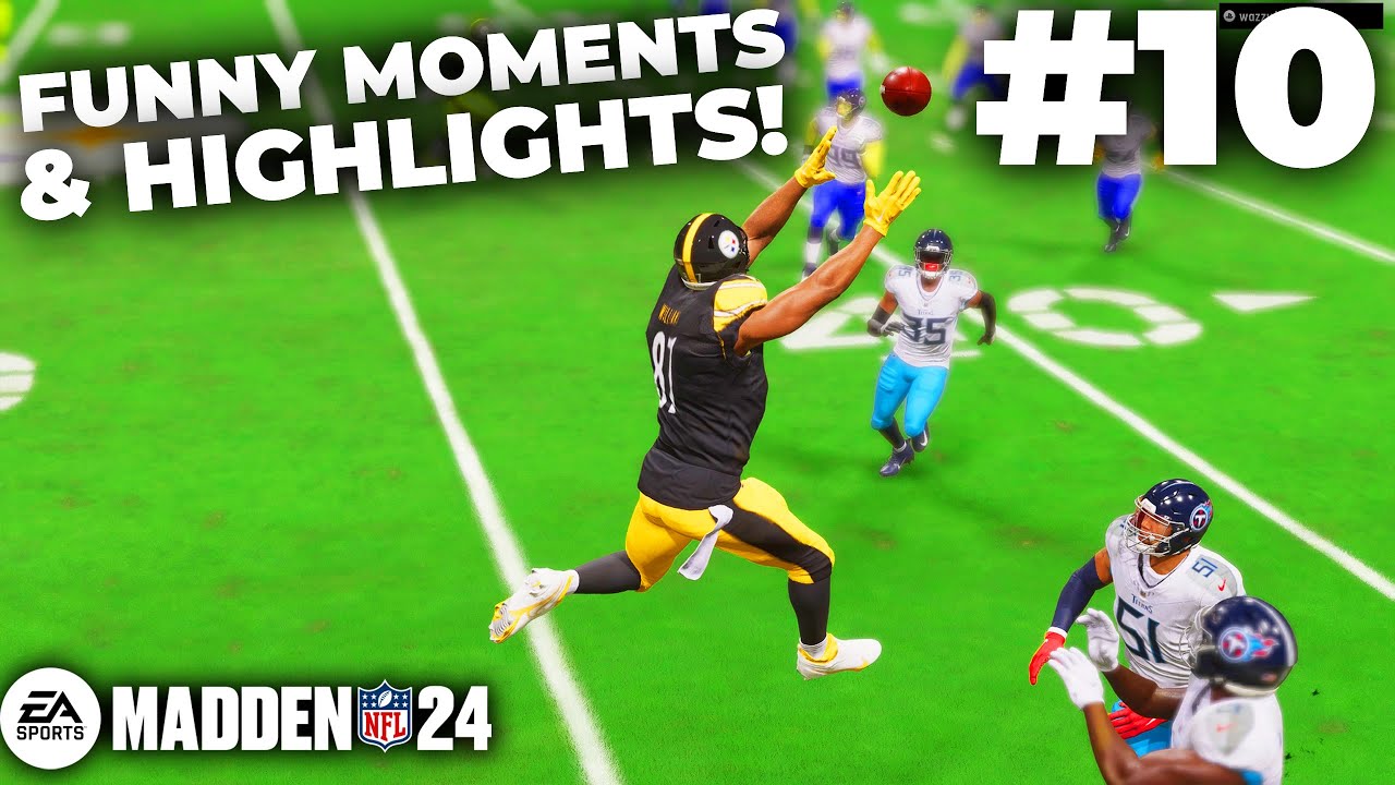 MADDEN 24 FUNNY MOMENTS + HIGHLIGHTS #10! - YouTube