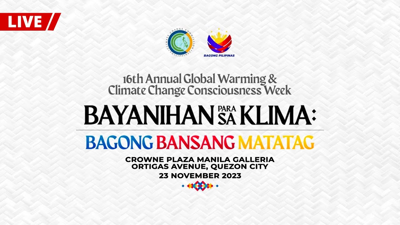 16th Annual Global Warming and Climate Change Consciousness Week 11/23 ...