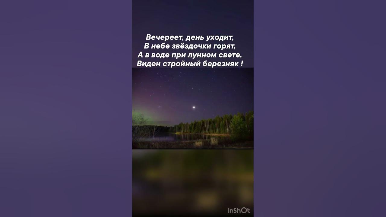 Вечерняя поэзия - YouTube
