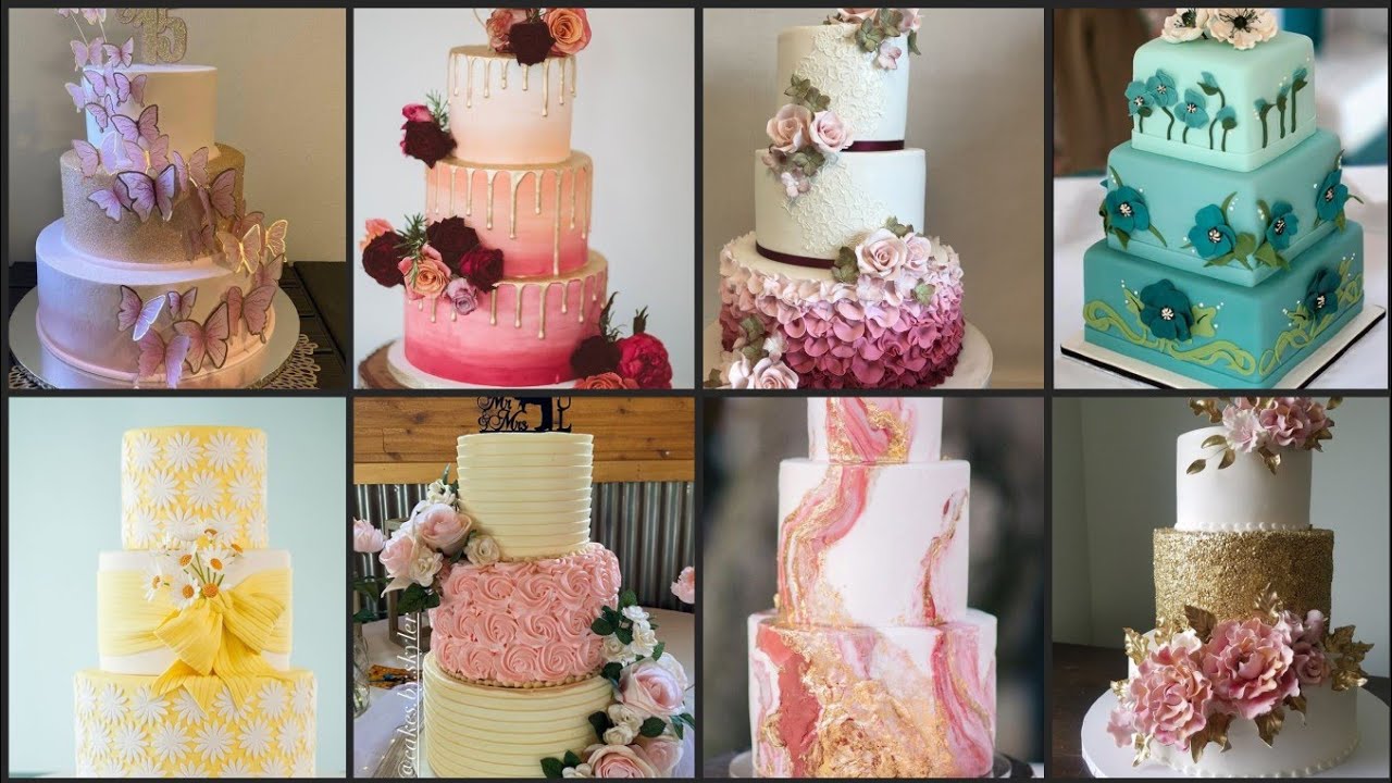 Latest Beautiful Three Tier Cake Decorating ideas || 3 Tier Cake Design ...