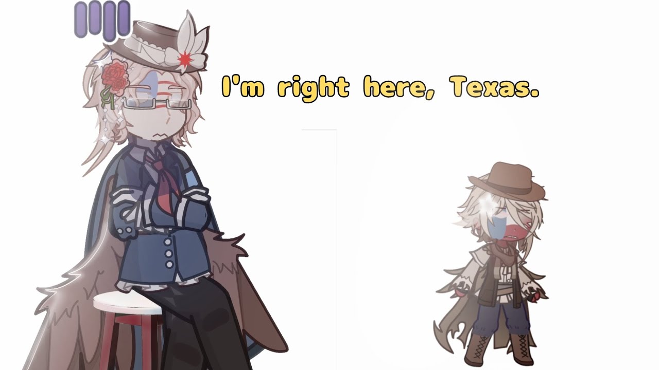 [Texas, 🇺🇸] No you're not him... || Shitpost || Countryhumans x gacha ...