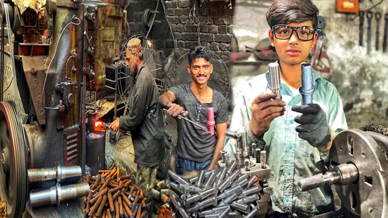 Amazing Production process of Wheel Stud Bolt || Manufacturing Stud ...