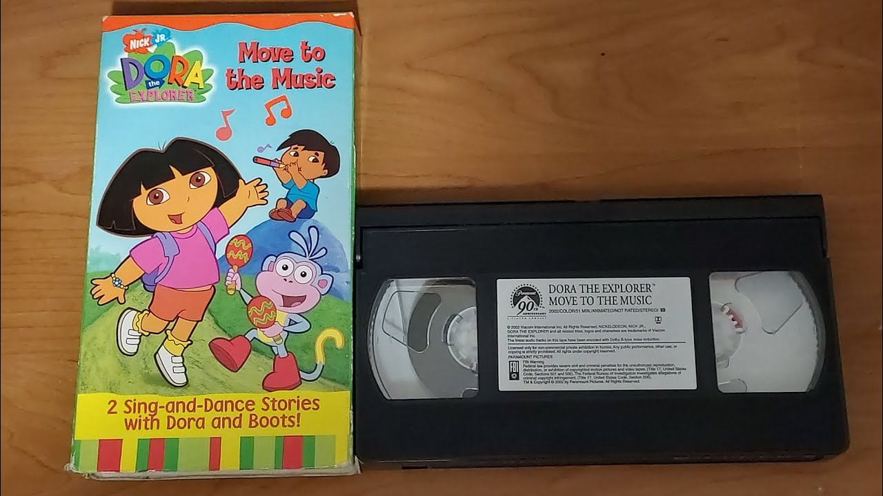 Closing Of Dora The Explorer: Move To The Music VHS From 2002 - YouTube