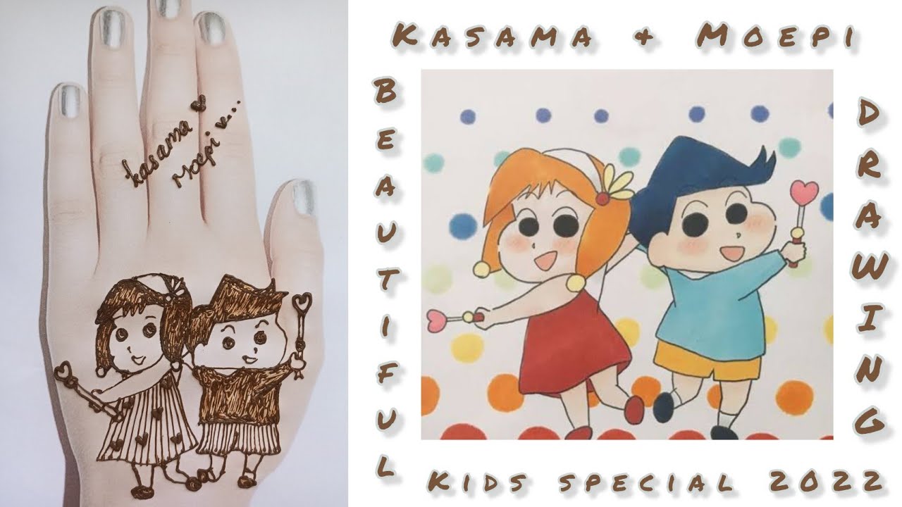 kazama drawing | Kasama drawing step by step for kids | Kasama and ...