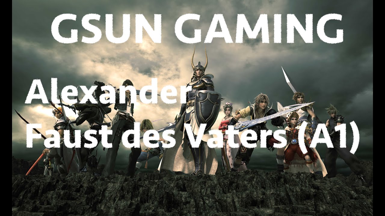 Final Fantasy 14 Monk Gameplay Alexander Faust des Vaters German - YouTube