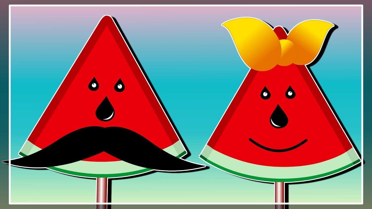 Honey Kids Watermelon Finger Family - YouTube