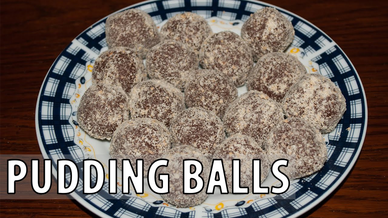 PUDDING Balls - Recipe - YouTube