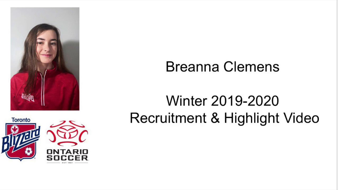 Breanna Clemens: Winter 2019-2020 Highlight & Recruitment Video - YouTube