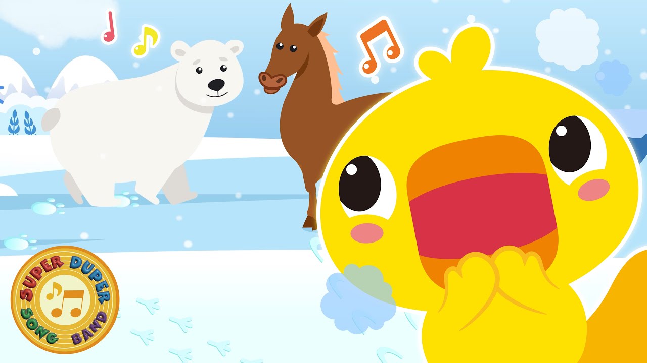 Tracks in the snow | Nursery Rhymes & Kids Songs | Super Duper Band ...