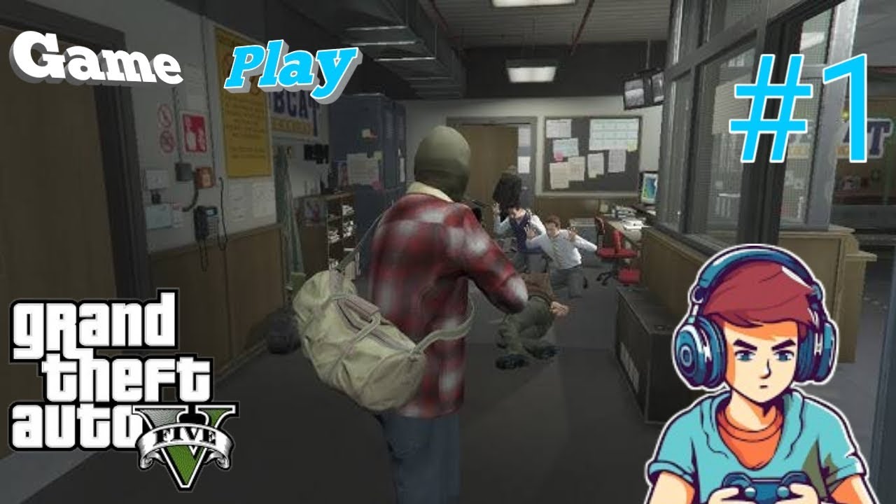 GTA V Bank Heist DISASTER What Went Wrong Gameplay#1 @TechnoGamerzOfficial - YouTube