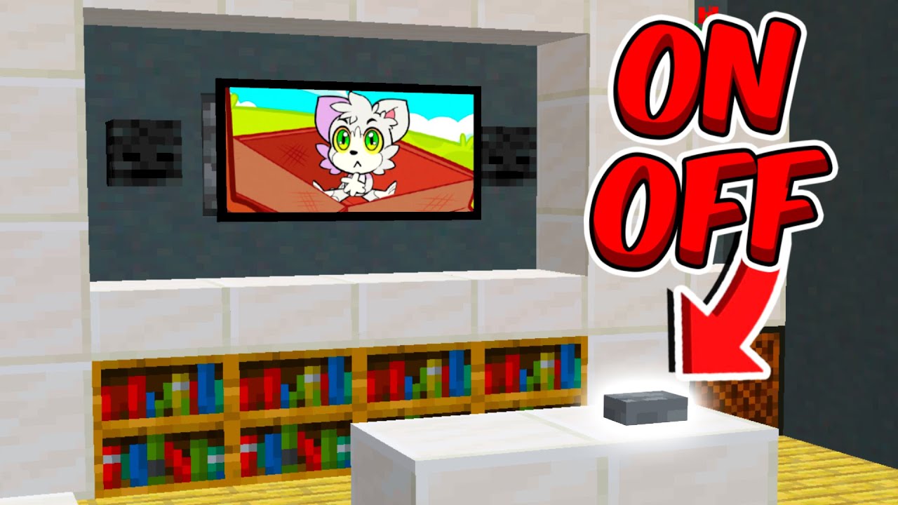 CÓMO HACER un TELEVISOR FUNCIONAL en MINECRAFT 😱📺 MINECRAFT (Acenix ...