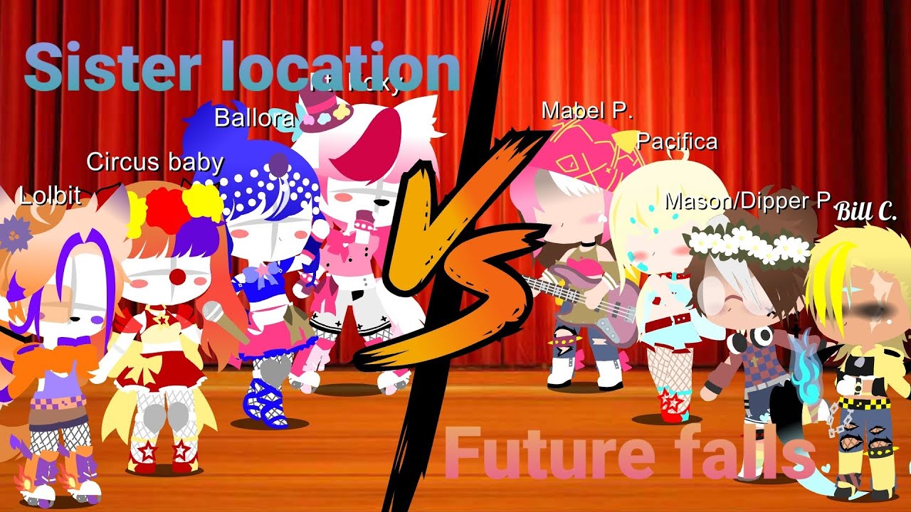 Sister location vs Future Falls (flash warning ⚠️) - YouTube