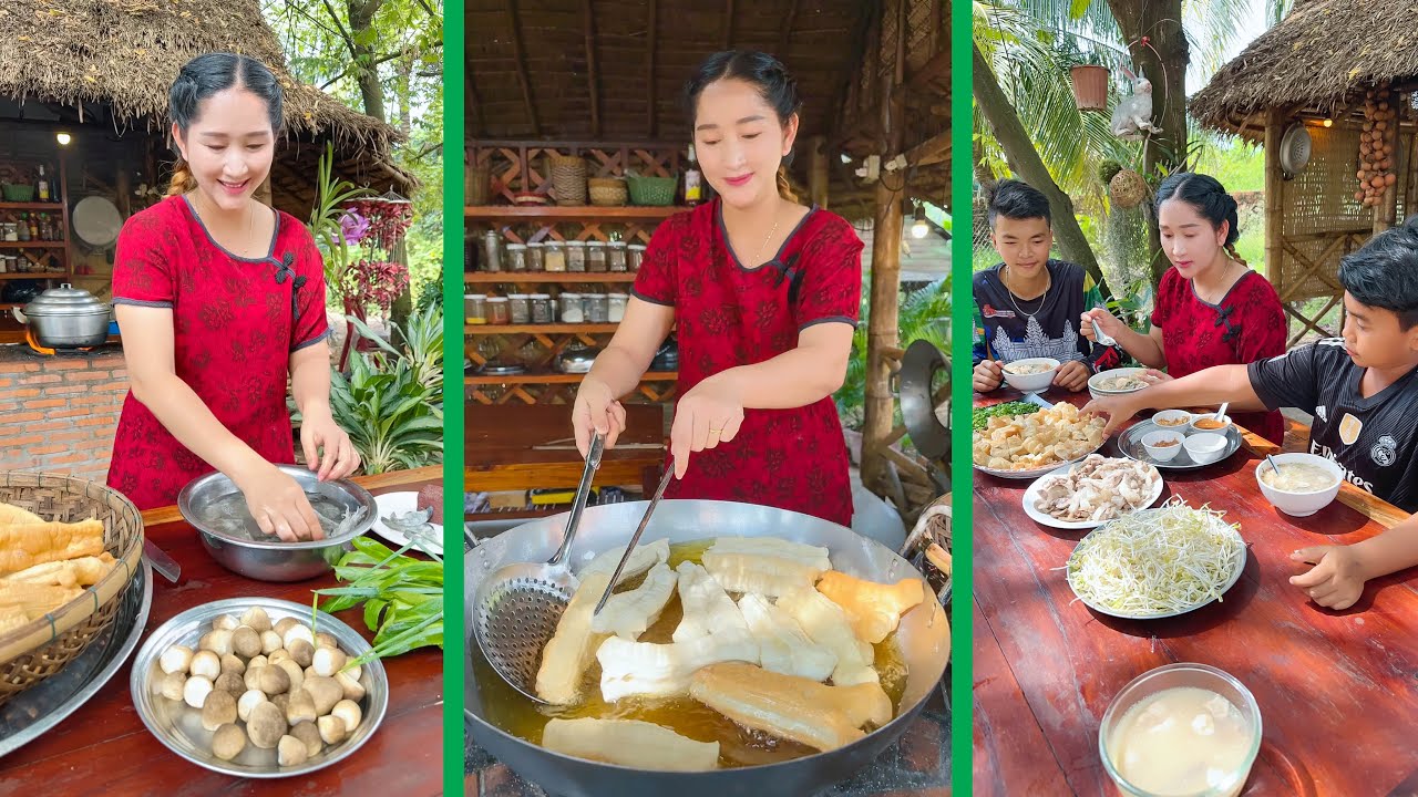 Mommy Chef Cook Breadstick and pork-rice soup delicious recipe ...