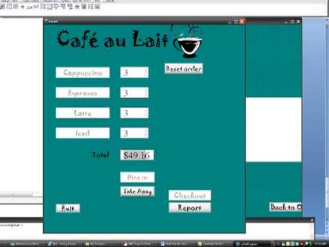Coffee Shop Program Made in Pascal. - YouTube