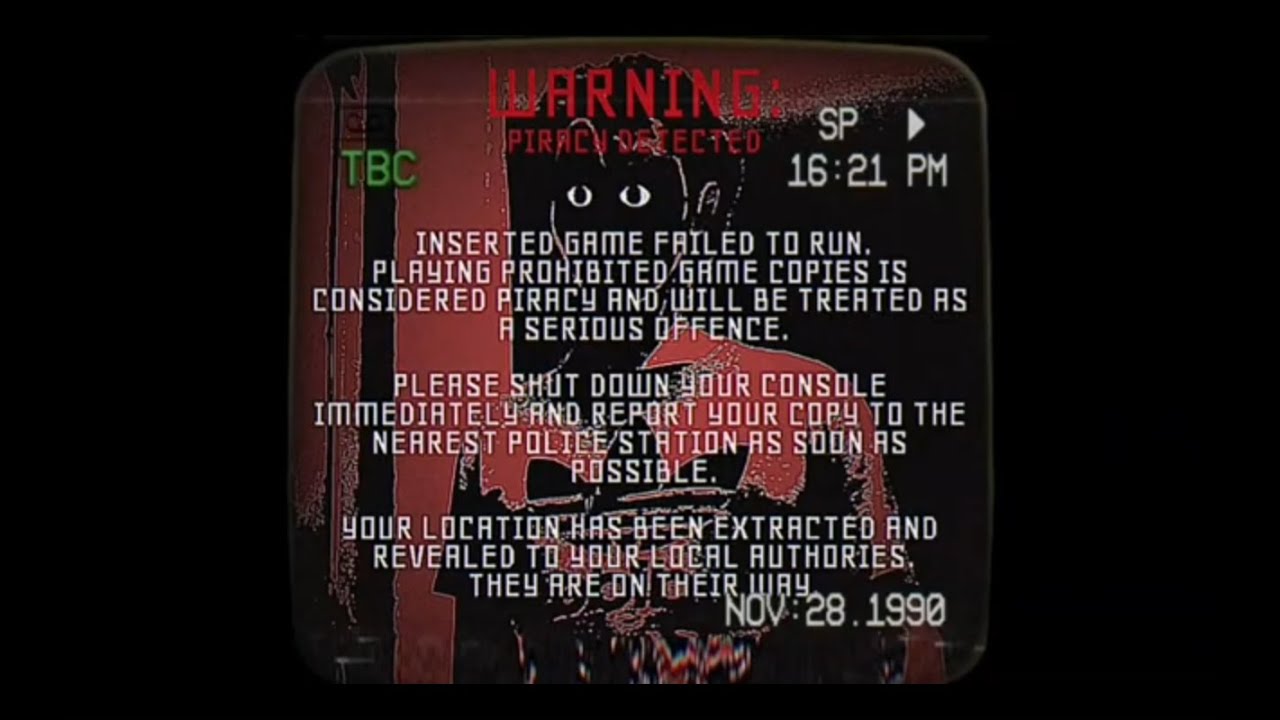 Anti Piracy Screen VHS (REAL) #antipiracyscreens #vhsvideo #horror ...