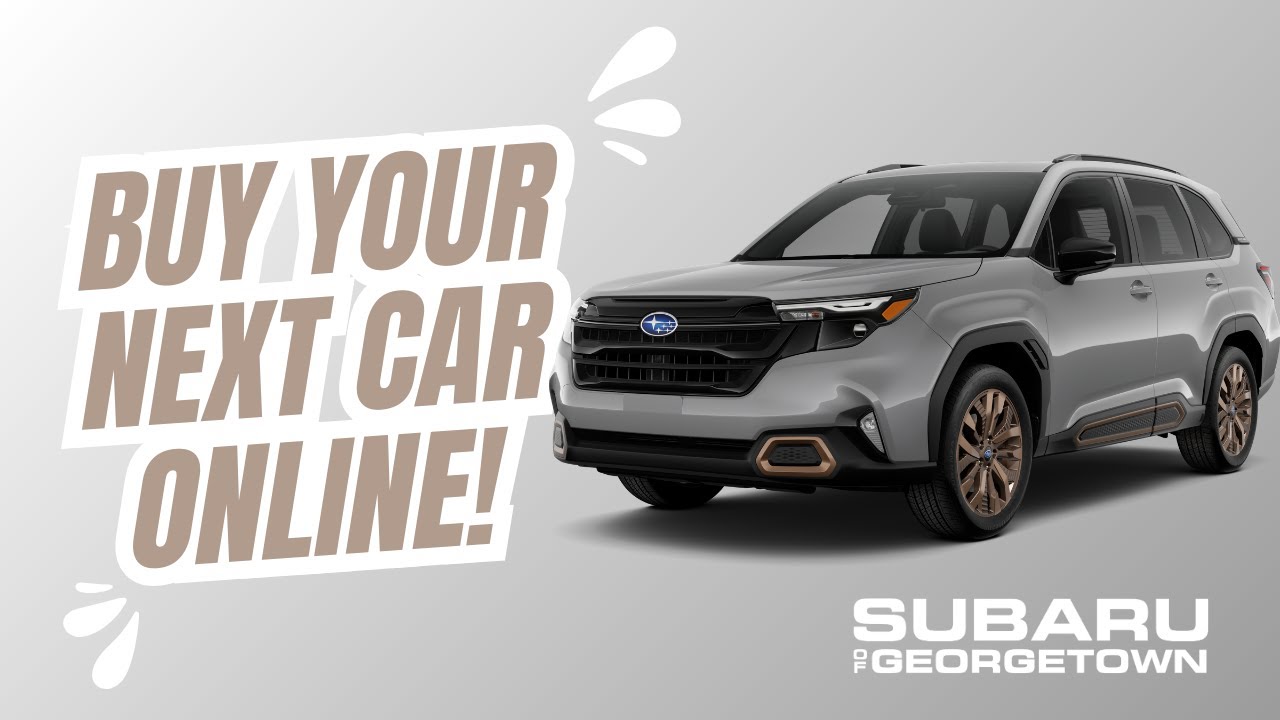 Buy Your Next Car Online at Subaru of Georgetown! - YouTube