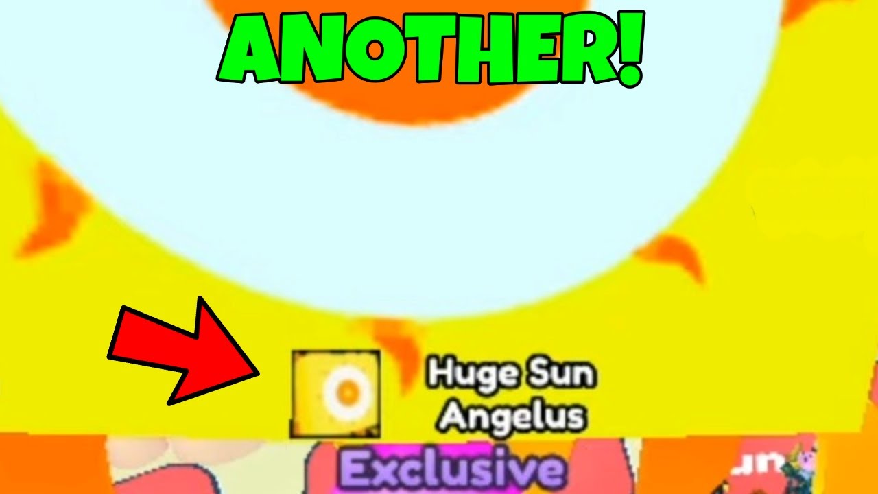 Hatching ANOTHER Huge Sun Angelus ON CAMERA! in Pet Simulator X Roblox ...