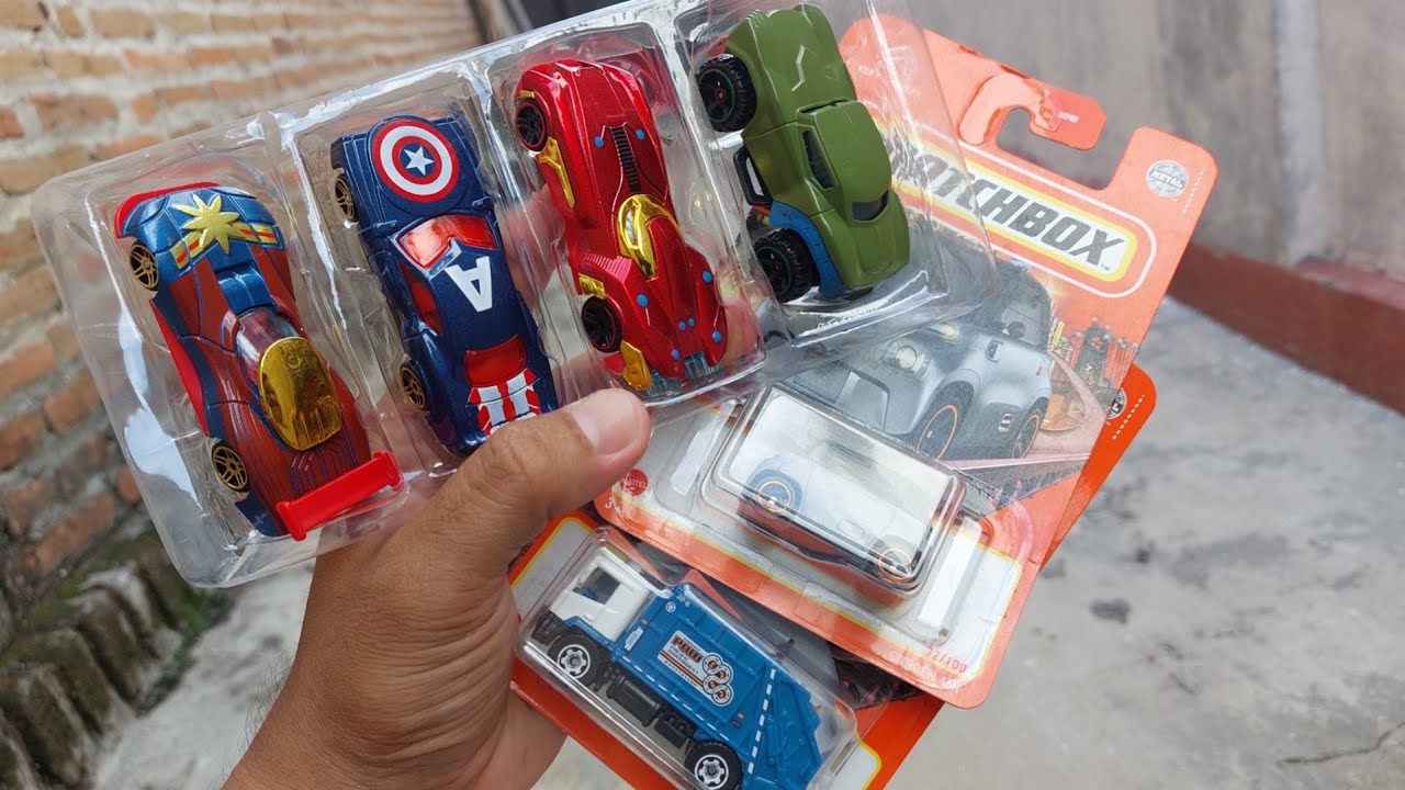 Mainan mobil mobilan mini diecast,matchbox truk sampah - YouTube