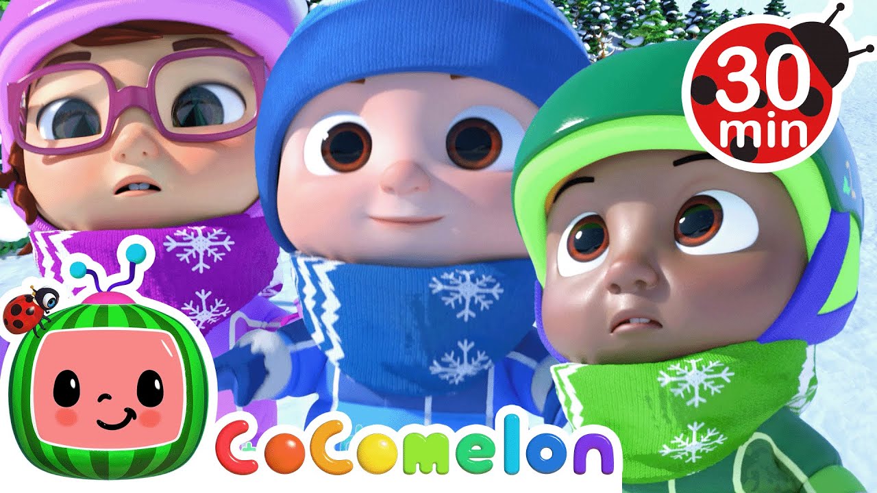 Ski Song | CoComelon - Nursery Rhymes with Nina - YouTube