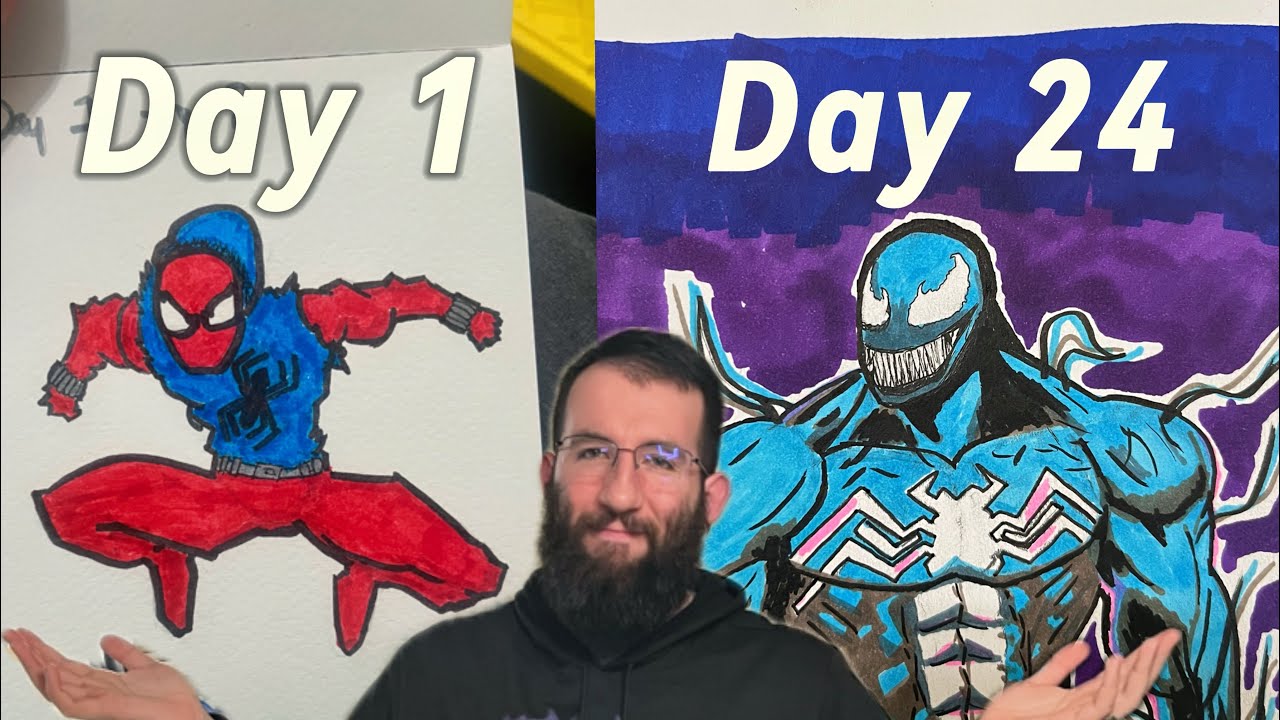 I Tried Learning How to Draw for 30 days! - YouTube