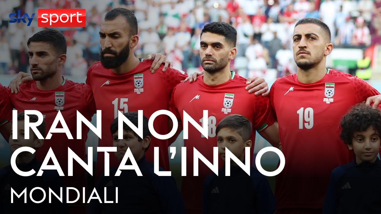 Mondiali, Iran non canta l'inno: ecco cosa è successo - YouTube