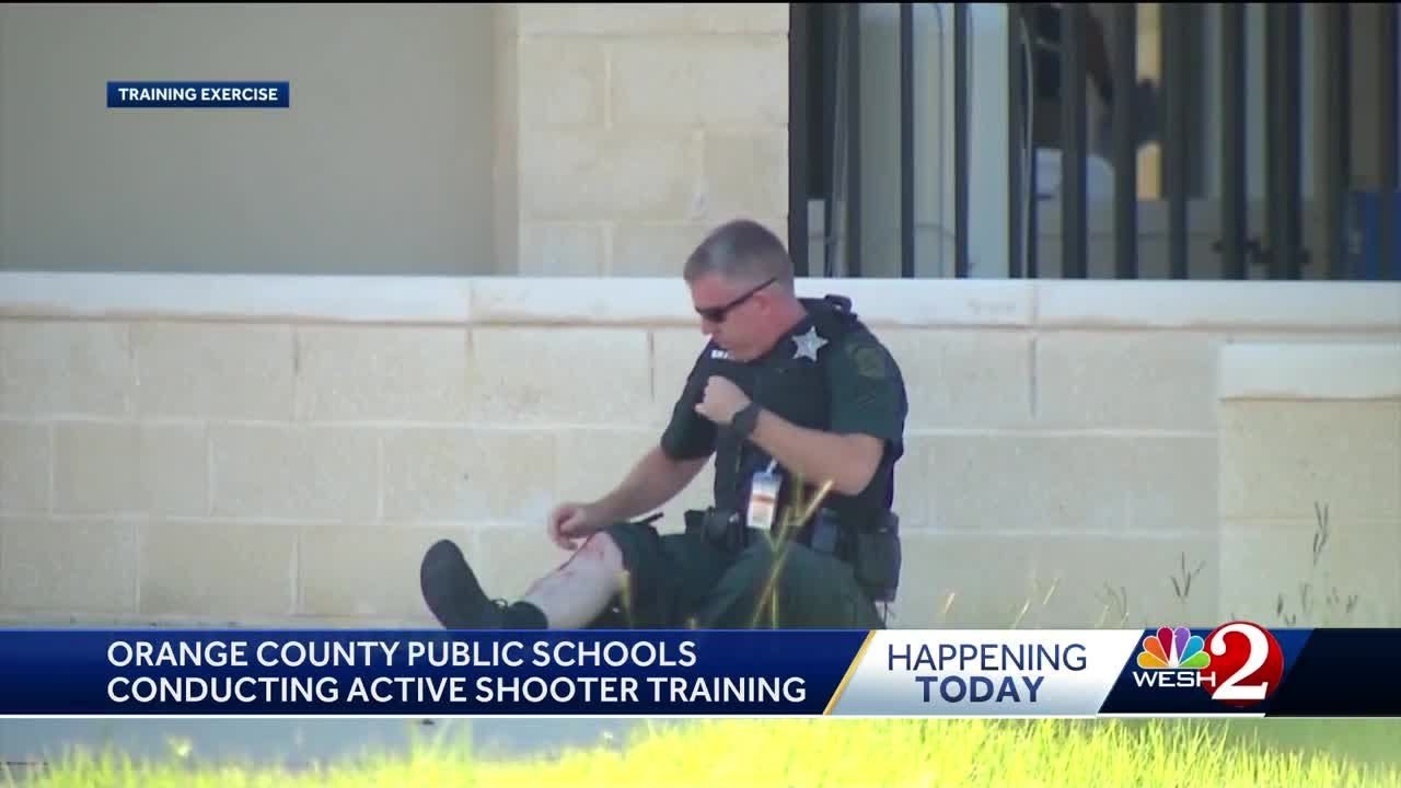 Florida schools training for potential active shooter situations - YouTube