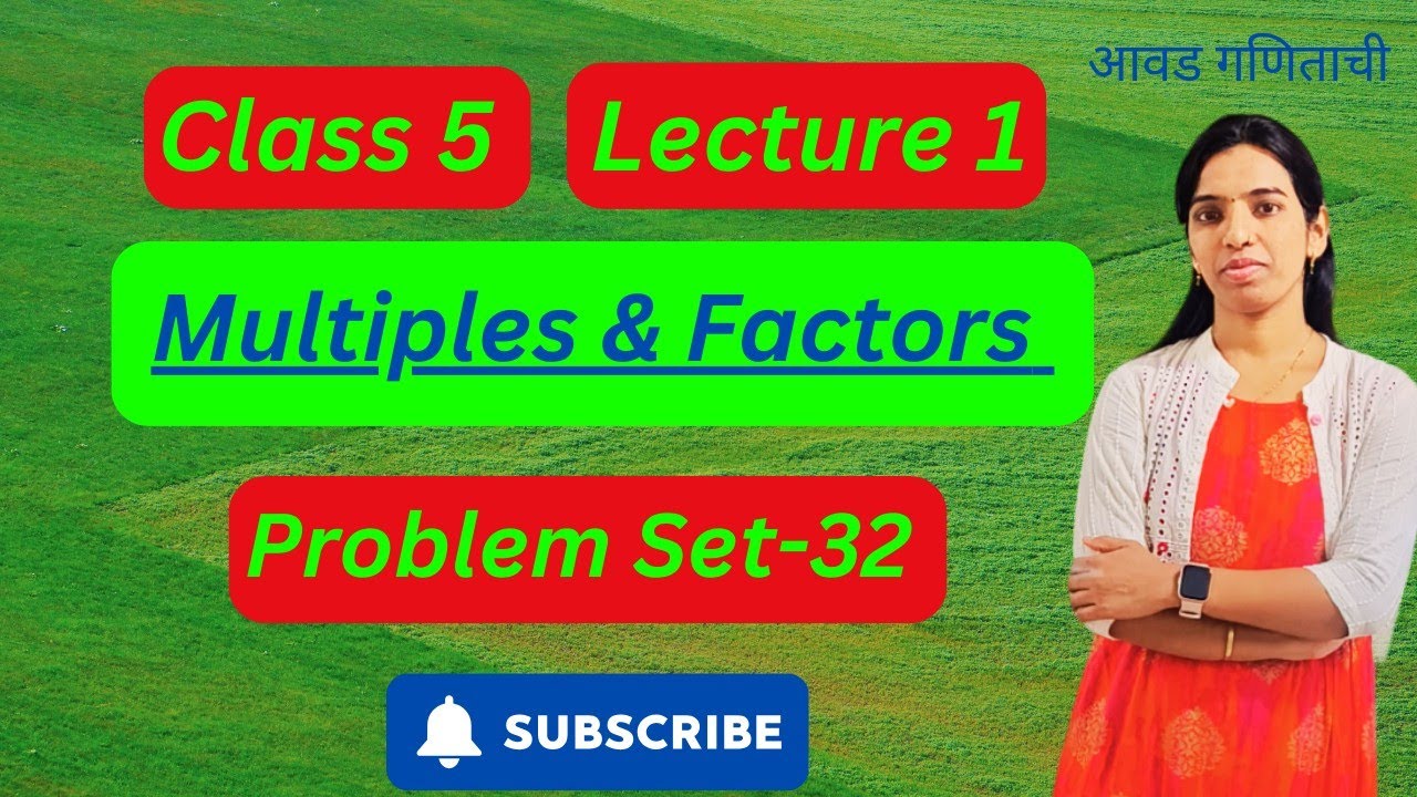 Class 5 | Problem Set 32 | Multiples And Factors | Chapter 8 - YouTube