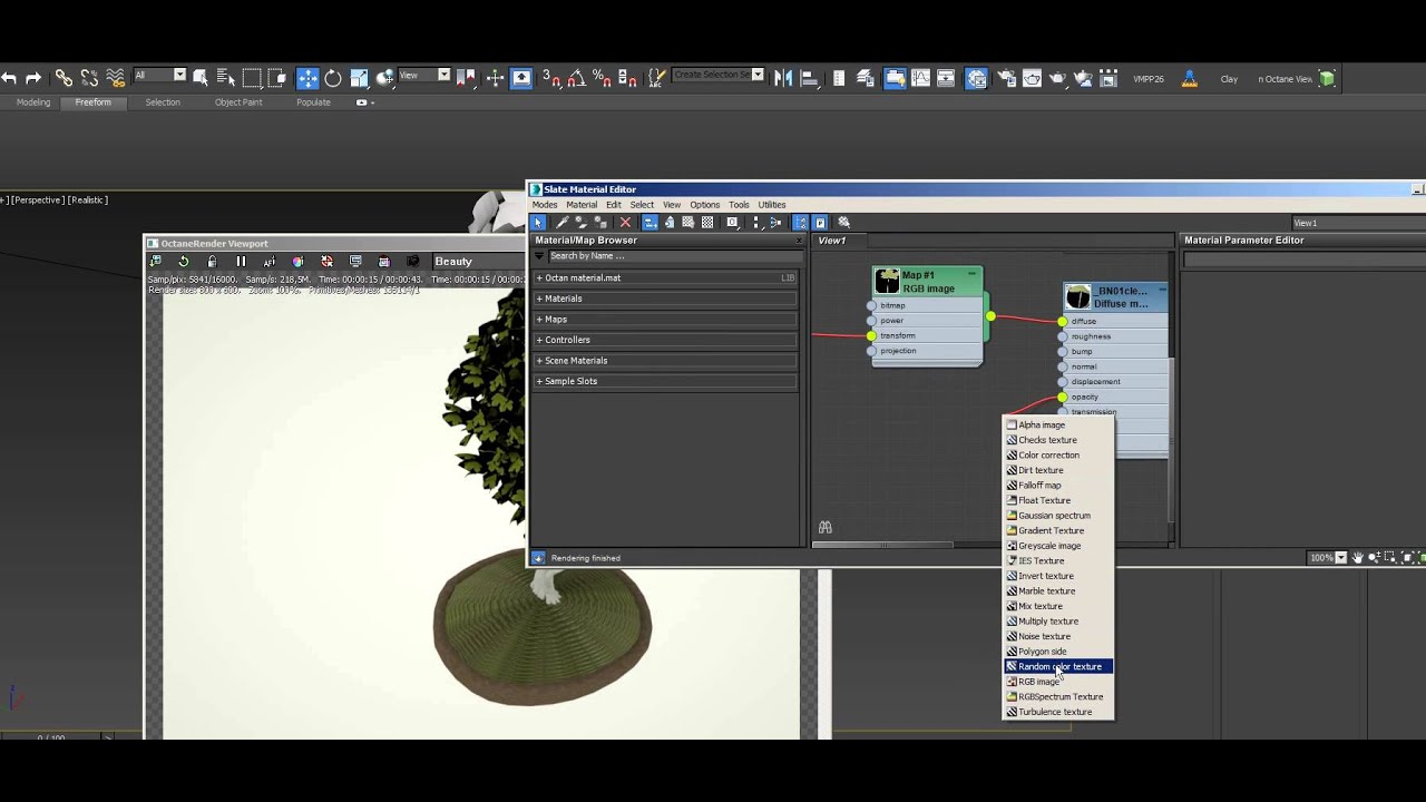 A quick way alpha channel ( Octan render ) - YouTube