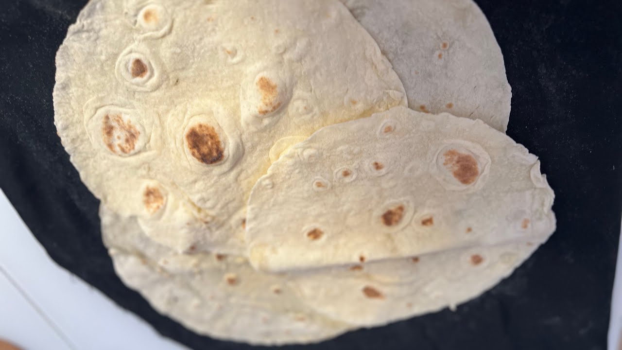 Türkische #Yufka #Wraps Wie man in der Pfanne backen kann. Tavada kolay ...