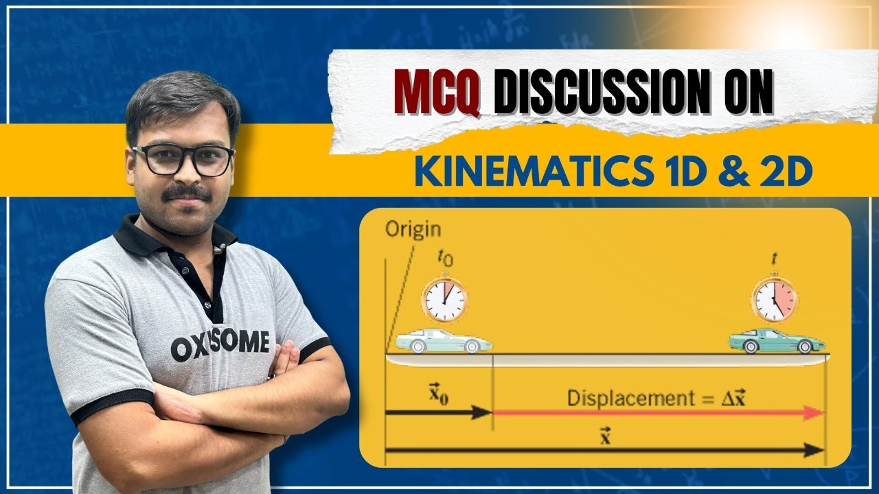 MCQ Discussion on Kinematics 1D & 2D - YouTube