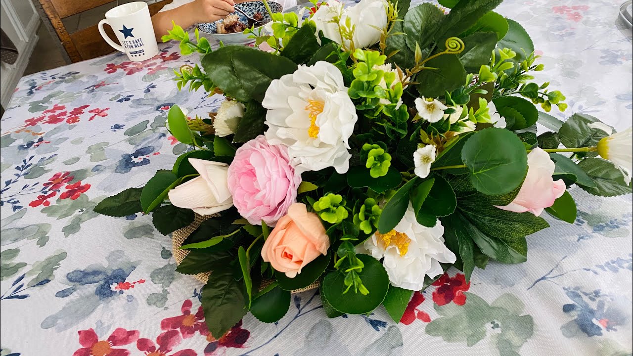 Easy DIY. Easy-to-learn hand-made tabletop flowers, tabletop flowers ...