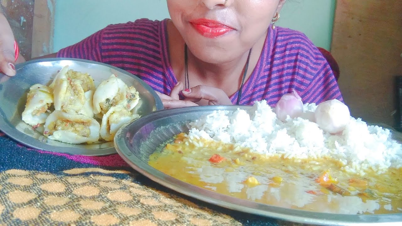 Eating,fara , daal,chawal, very testy 🤤😋 ASMR mukbang eating show ...