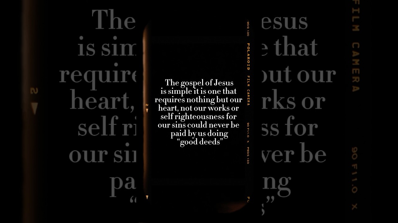 Jesus paid it all, faith in the complete work of Christ is what saves ...