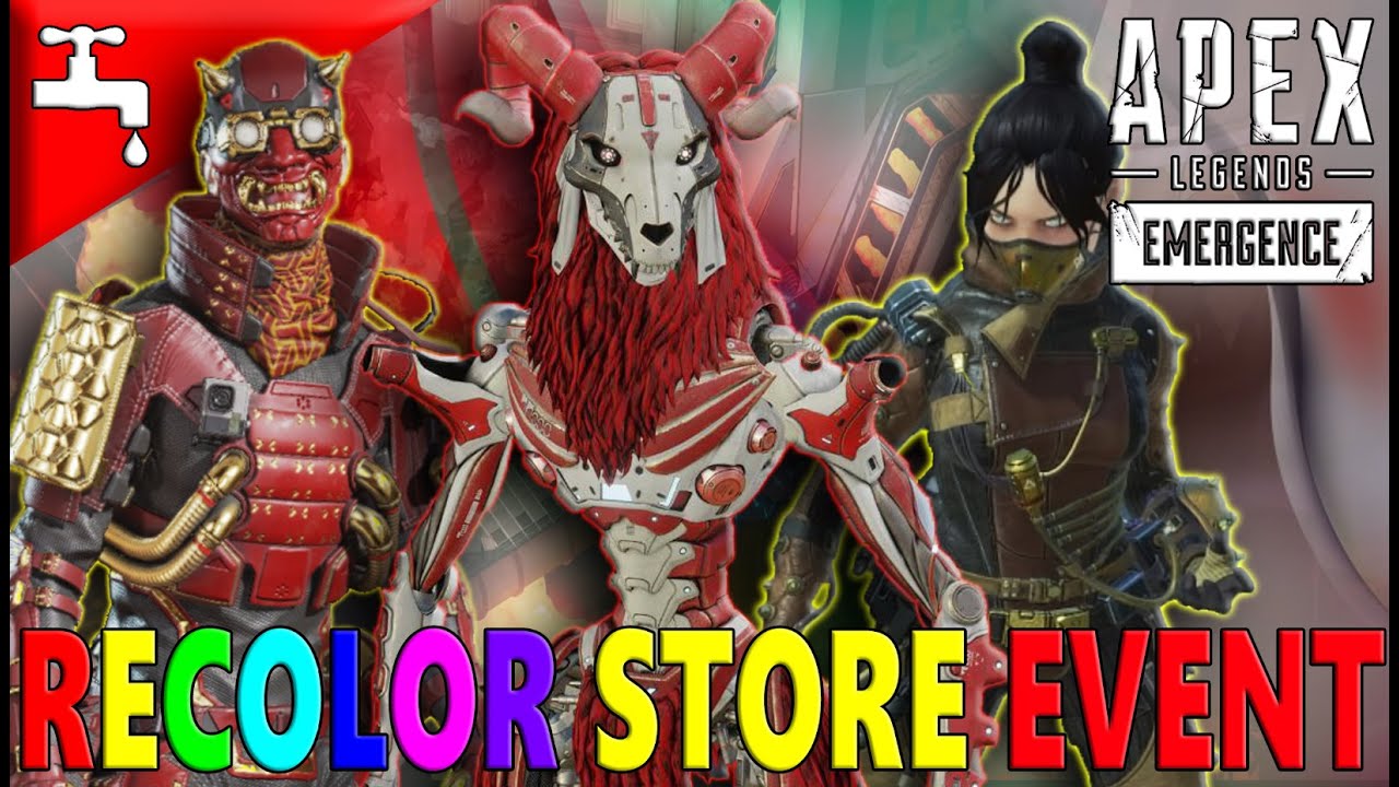 *NEW* Apex Legends RECOLOR Store Event- Airship Assassin WRAITH & Red ...