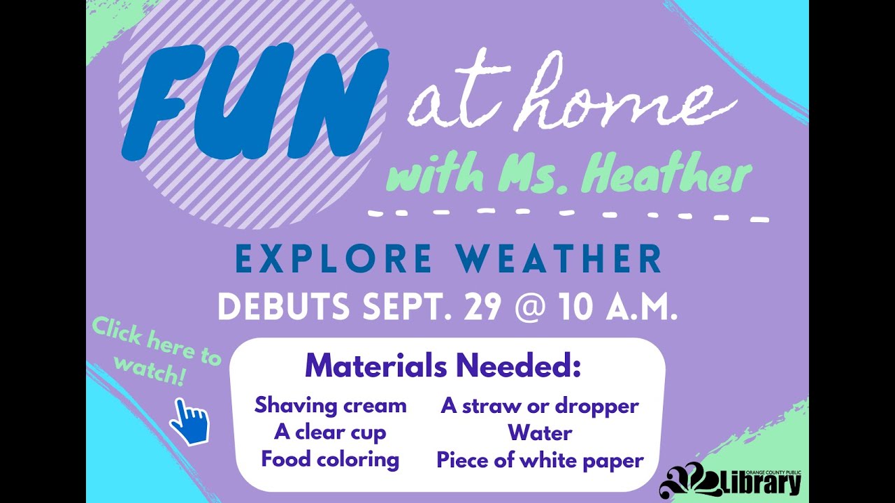 Fun at Home with Ms Heather: September 29 - YouTube