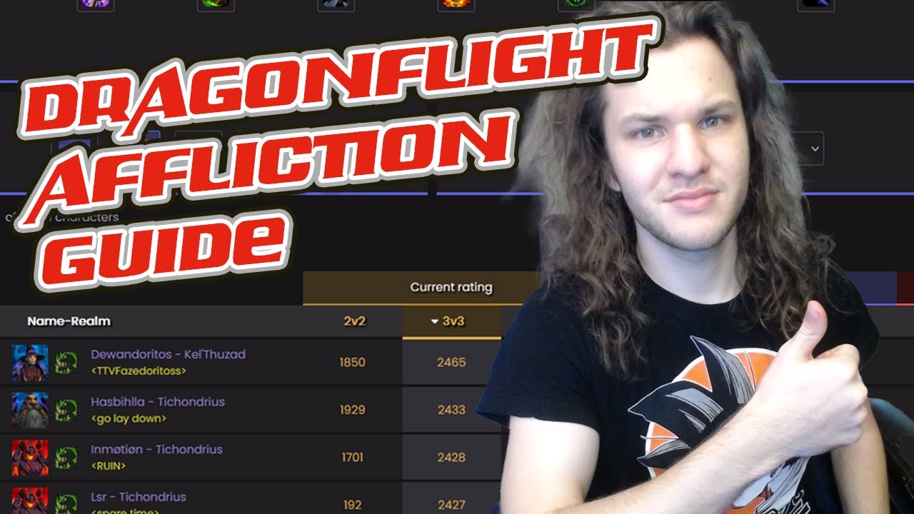 Dragonflight Affliction PvP Guide ?!?! Learn From The Best ! - YouTube