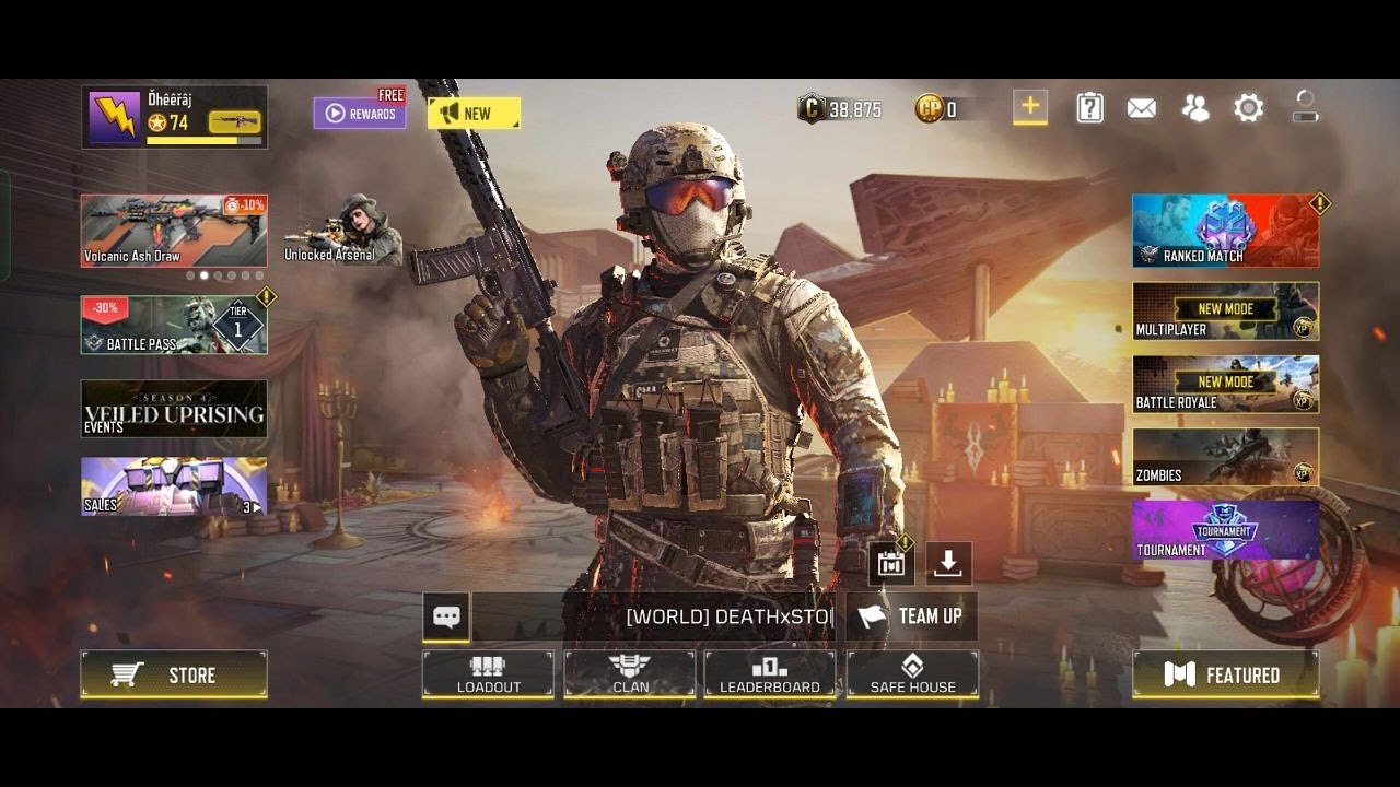 CALL OF DUTY MOBILE || Multiplayer HARDPOINT | FIRING RANGE #cod - YouTube