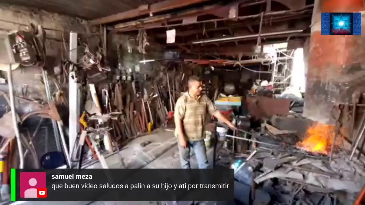 Proceso de forja y soldadura en fragua. - YouTube