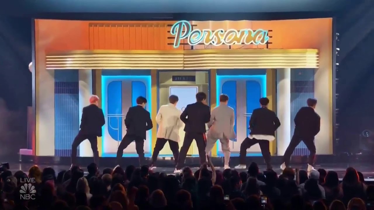 BTS & Halsey “Boy With Luv” 2019 Billboard Music Awards NBC Official ...