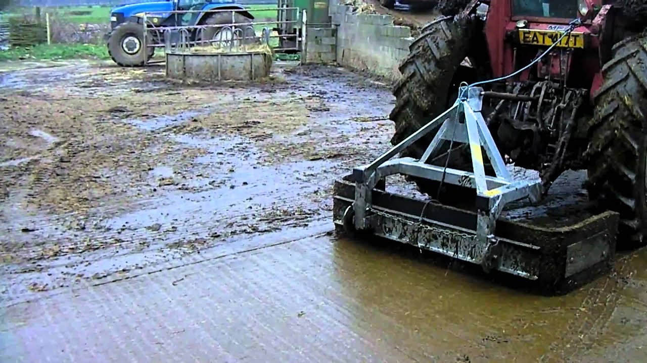 Foster Fully Galvanised Yard Scraper - YouTube