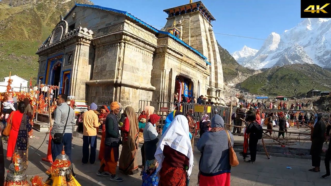 Kedarnath Temple Virtual Trek 4K - Beautiful Nature Of Sri Kedarnath ...